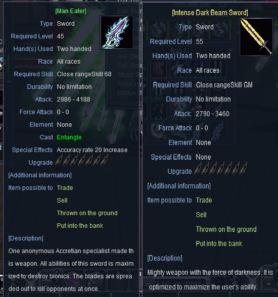 ITEM COMBINATION | RF INITIUM
